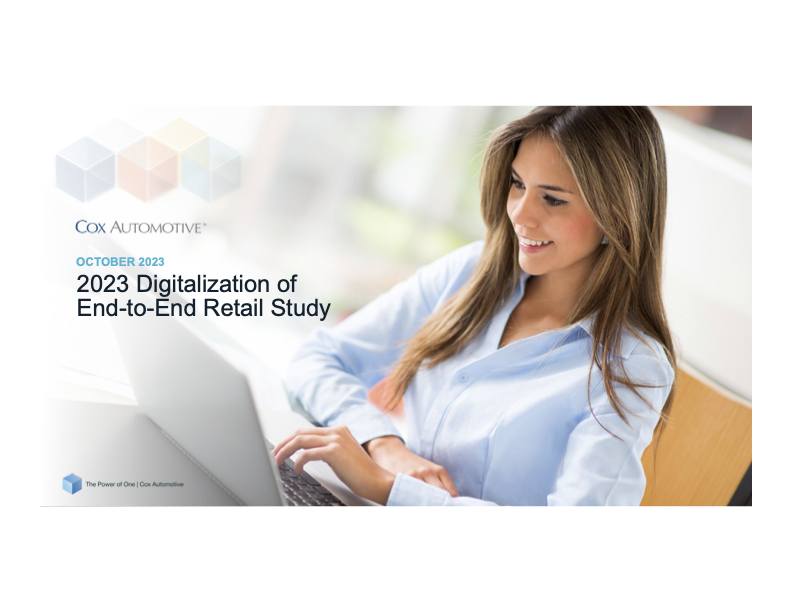 2023 Digitization of End-to-End Retail - B2B Autotrader